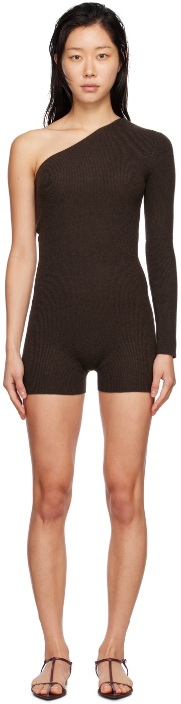 LISA YANG Brown Aiya Jumpsuit Lisa Yang