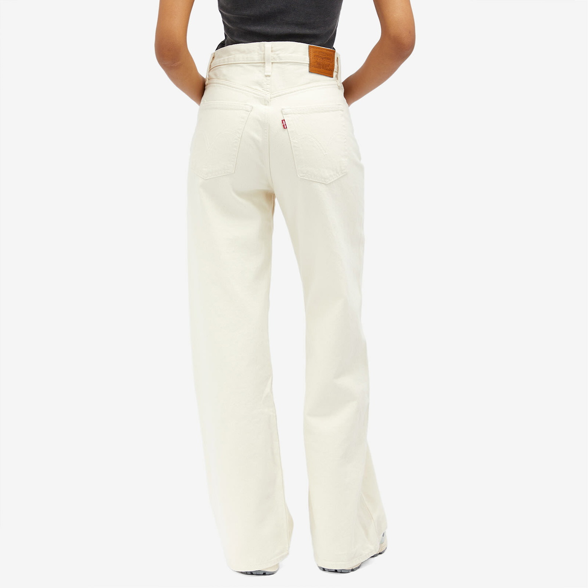 Levi's Women's Wide Leg Jeans in White Levi's Red
