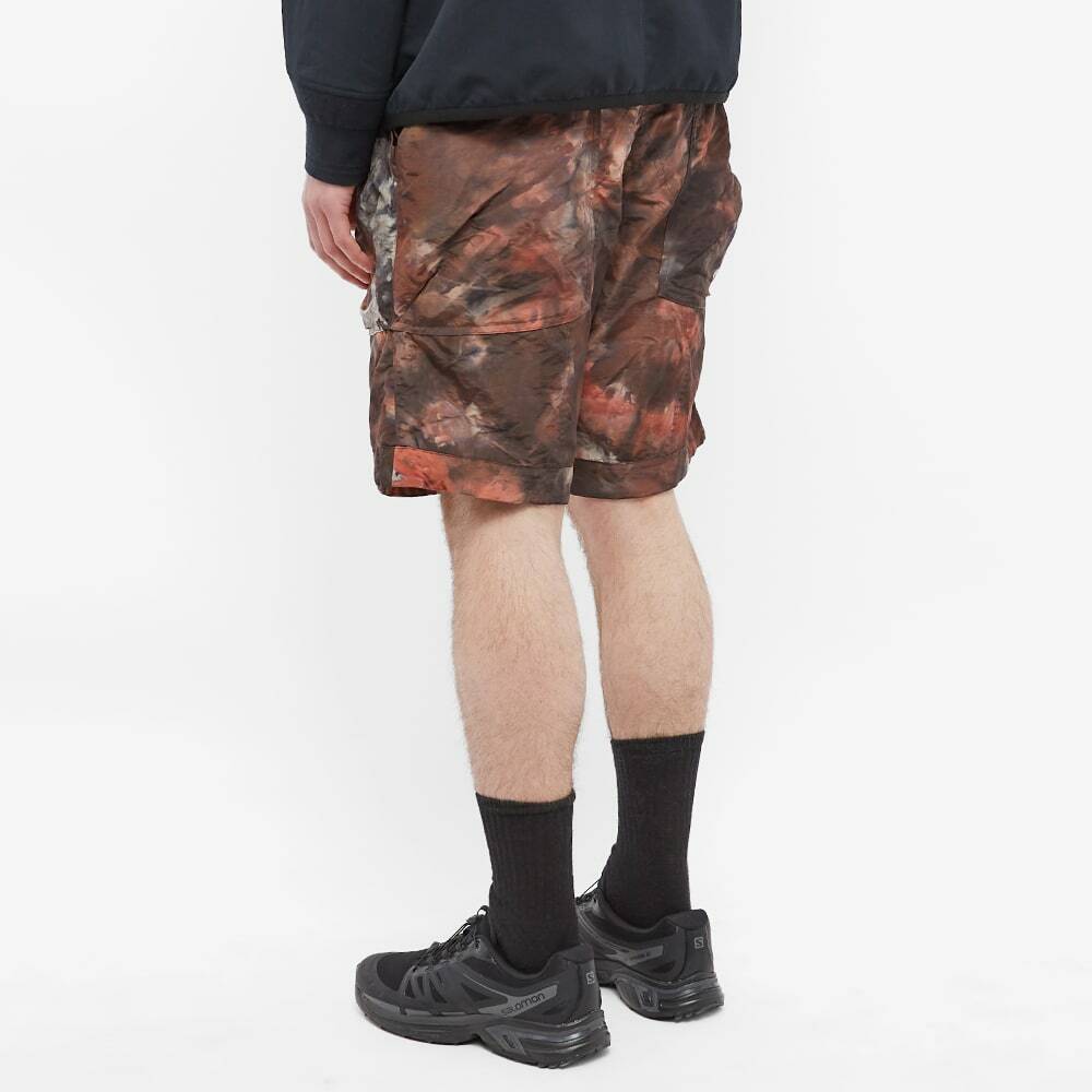 Norbit by Hiroshi Nozawa Men's Injection Dyeing Shorts in Orange Norbit ...