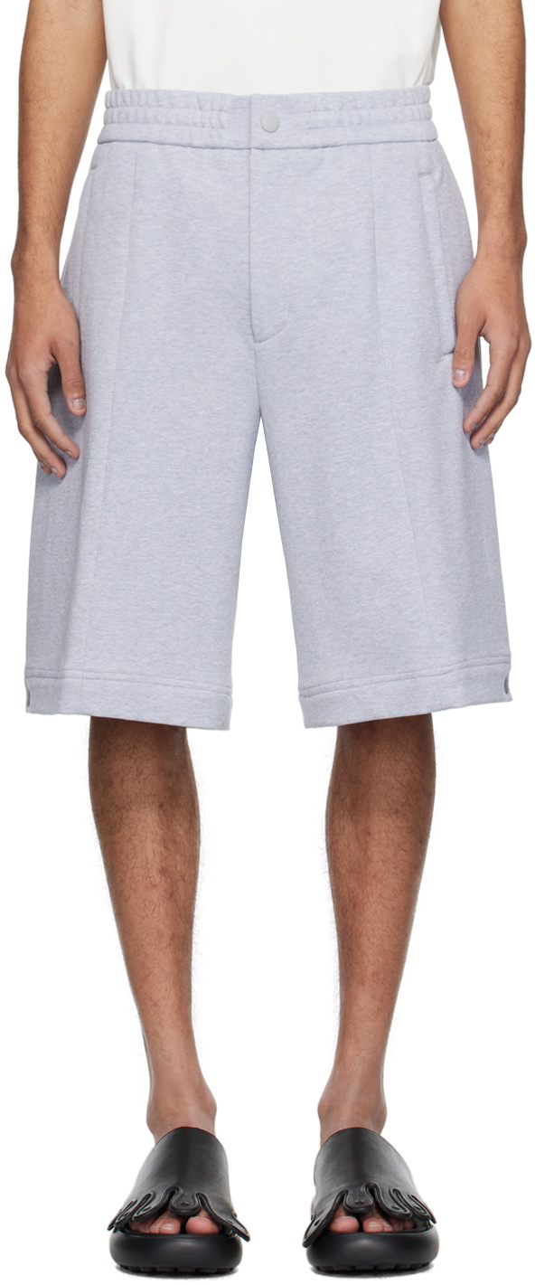 Solid Homme Gray Folding Shorts Solid Homme