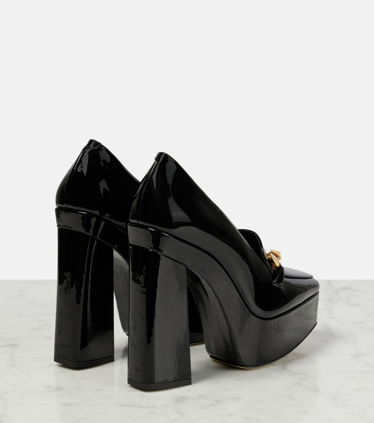 Jimmy Choo - Diamond Tilda embellished patent leather pumps Jimmy Choo