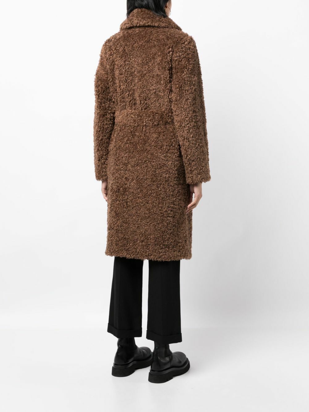 PAROSH - Long Faux Fur Coat Parosh