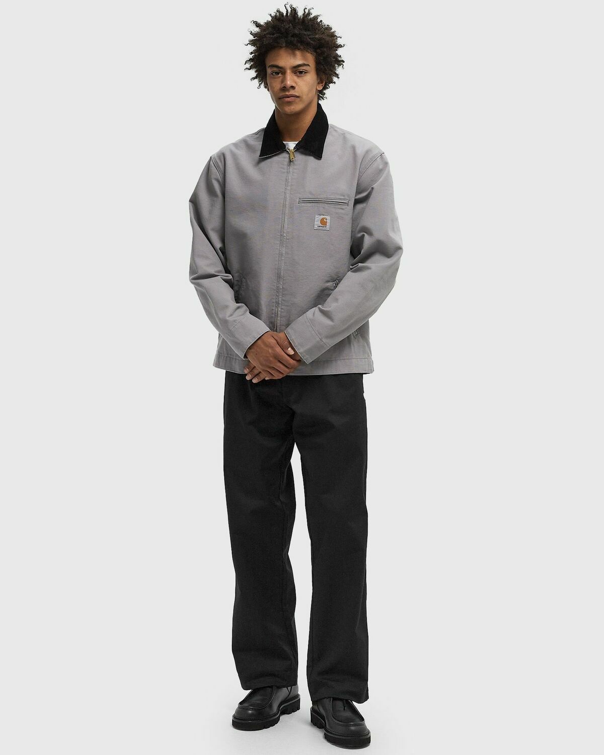 Carhartt WIP Detroit Jacket Grey Mens Overshirt Carhartt WIP