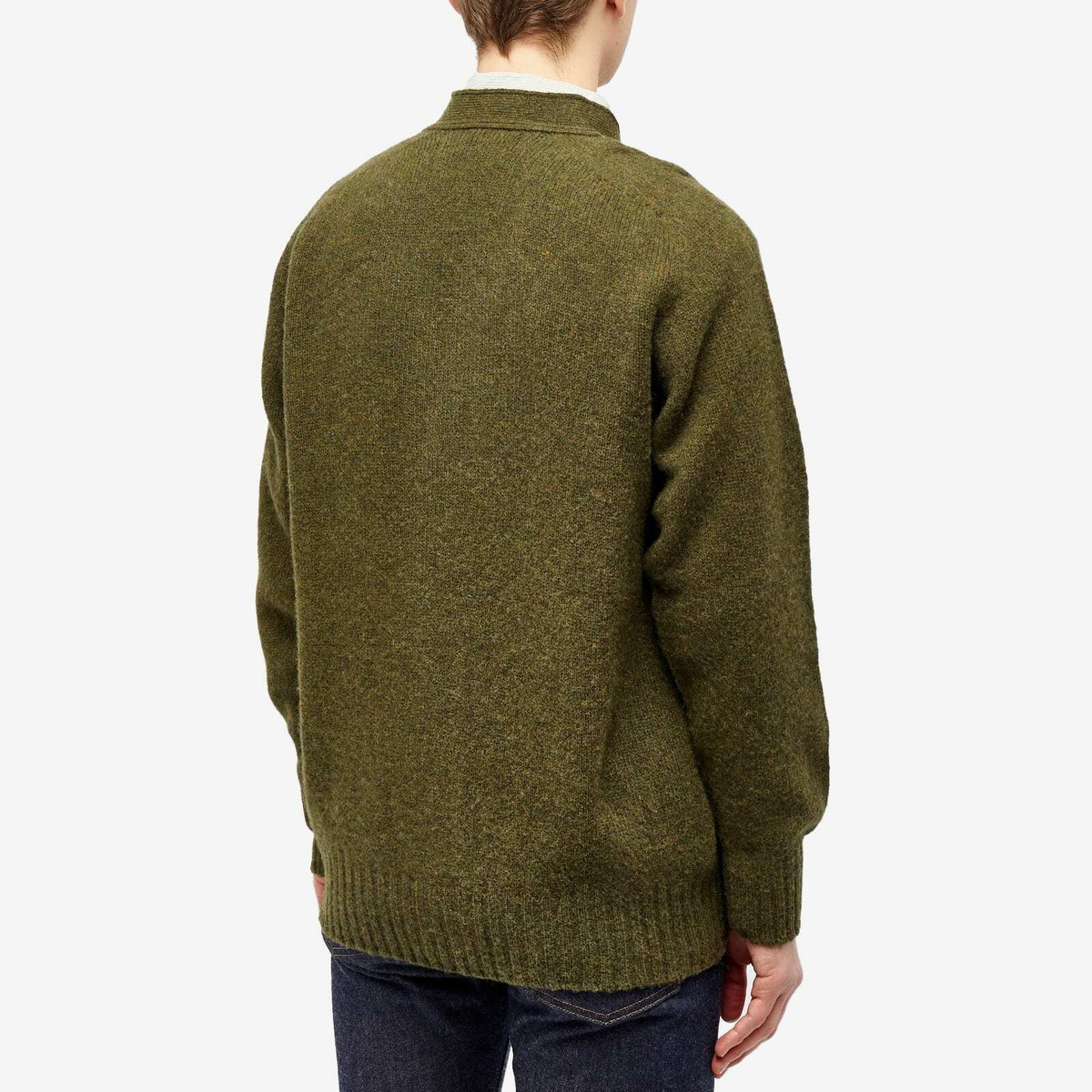 Howlin by Morrison Men's Howlin' Shaggy Bear Cardigan in Moss Howlin ...
