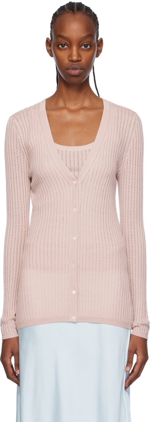 Gabriela Hearst Pink Emma Cardigan Gabriela Hearst