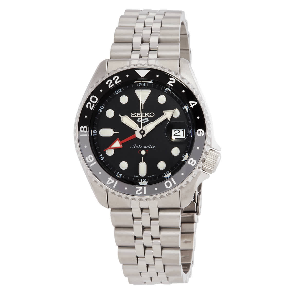 Seiko 5 Sports Automatic Black Dial Mens Watch SSK001K1 Seiko