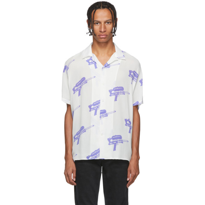 Nasaseasons White Water Gun Button Up Shirt NASASEASONS