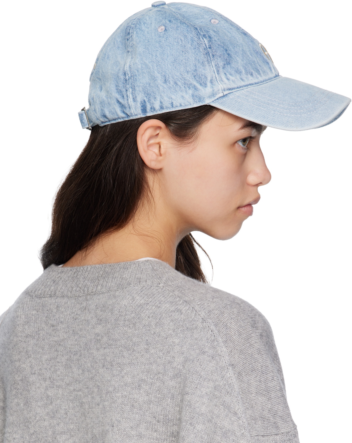 ANINE BING Blue Jeremy Baseball Cap ANINE BING