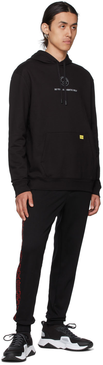 Hugo Black Smiley Edition Deatles Hoodie Hugo Boss