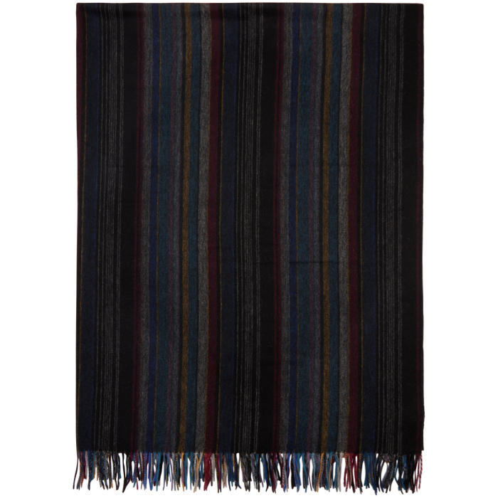 Paul Smith Multicolor Striped Blanket Scarf Paul Smith