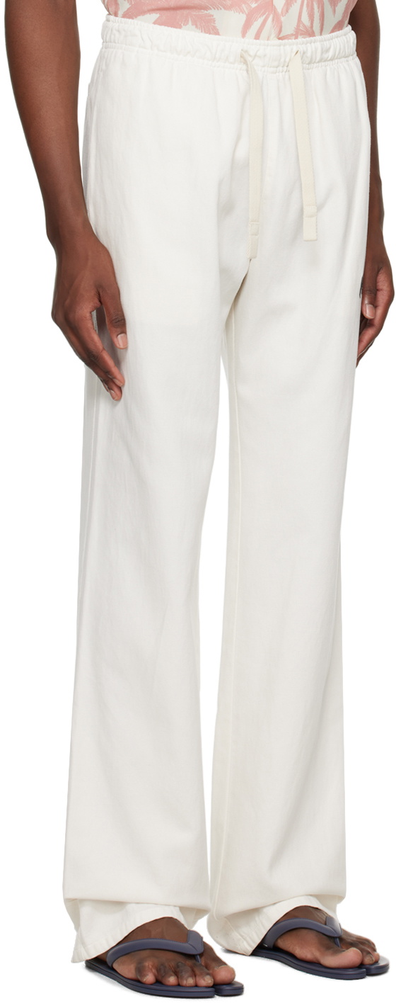 Palm Angels Off-White Monogram Travel Sweatpants Palm Angels