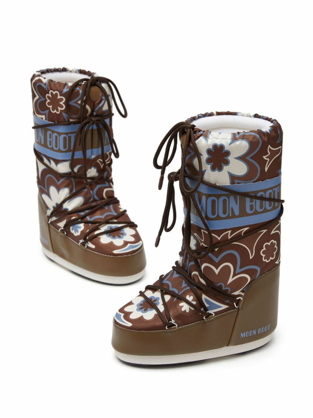 Moon Boot Icon Floral-Print Boots Moon Boot