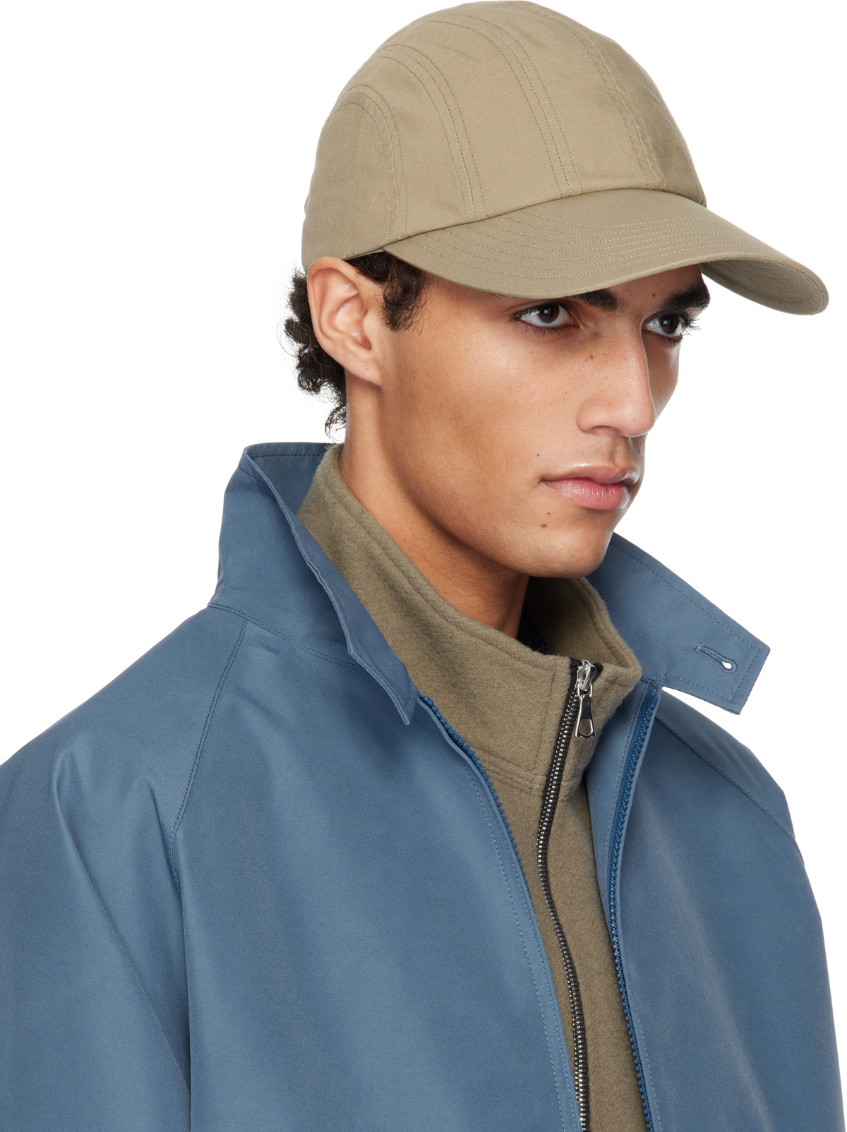 nanamica Taupe Wind Cap Nanamica