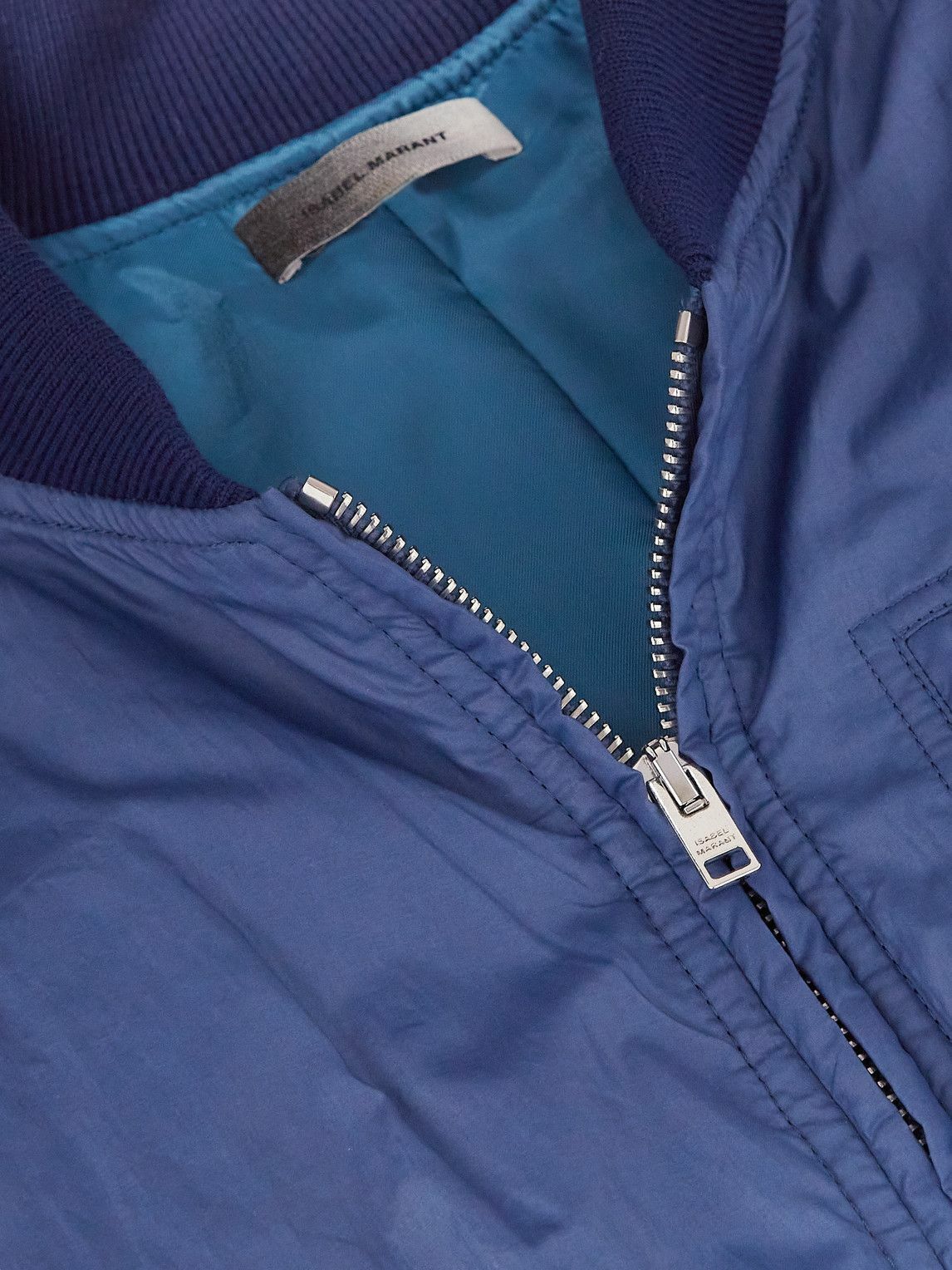 Isabel Marant - Kyam Padded Cotton Bomber Jacket - Blue Isabel Marant