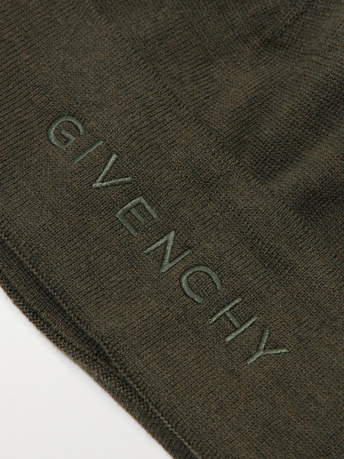 Givenchy - Logo-Embroidered Wool Beanie Givenchy