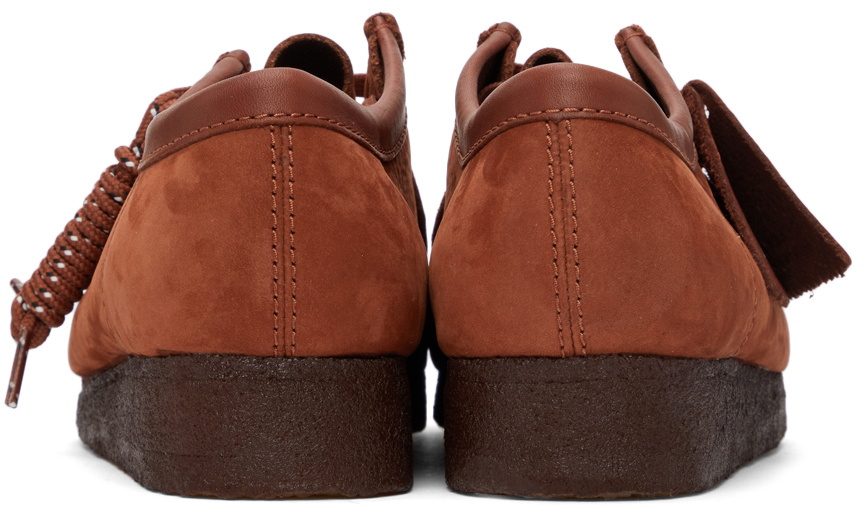 Clarks Originals Burgundy Nubuck Wallabee Derbys Clarks Originals