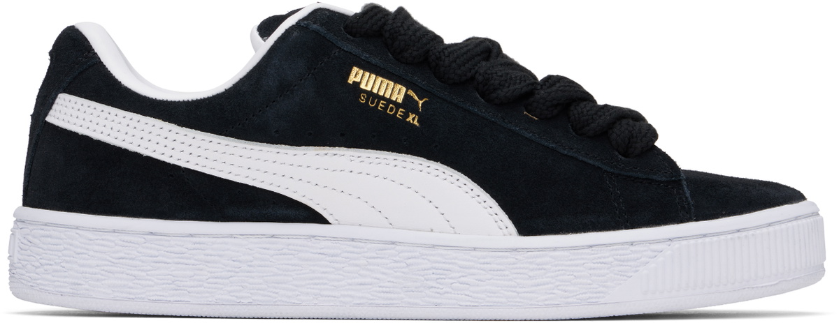 PUMA Black Suede XL Sneakers Puma