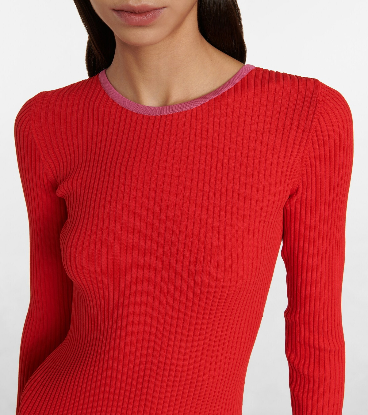 Staud - Ribbed-knit midi dress Staud