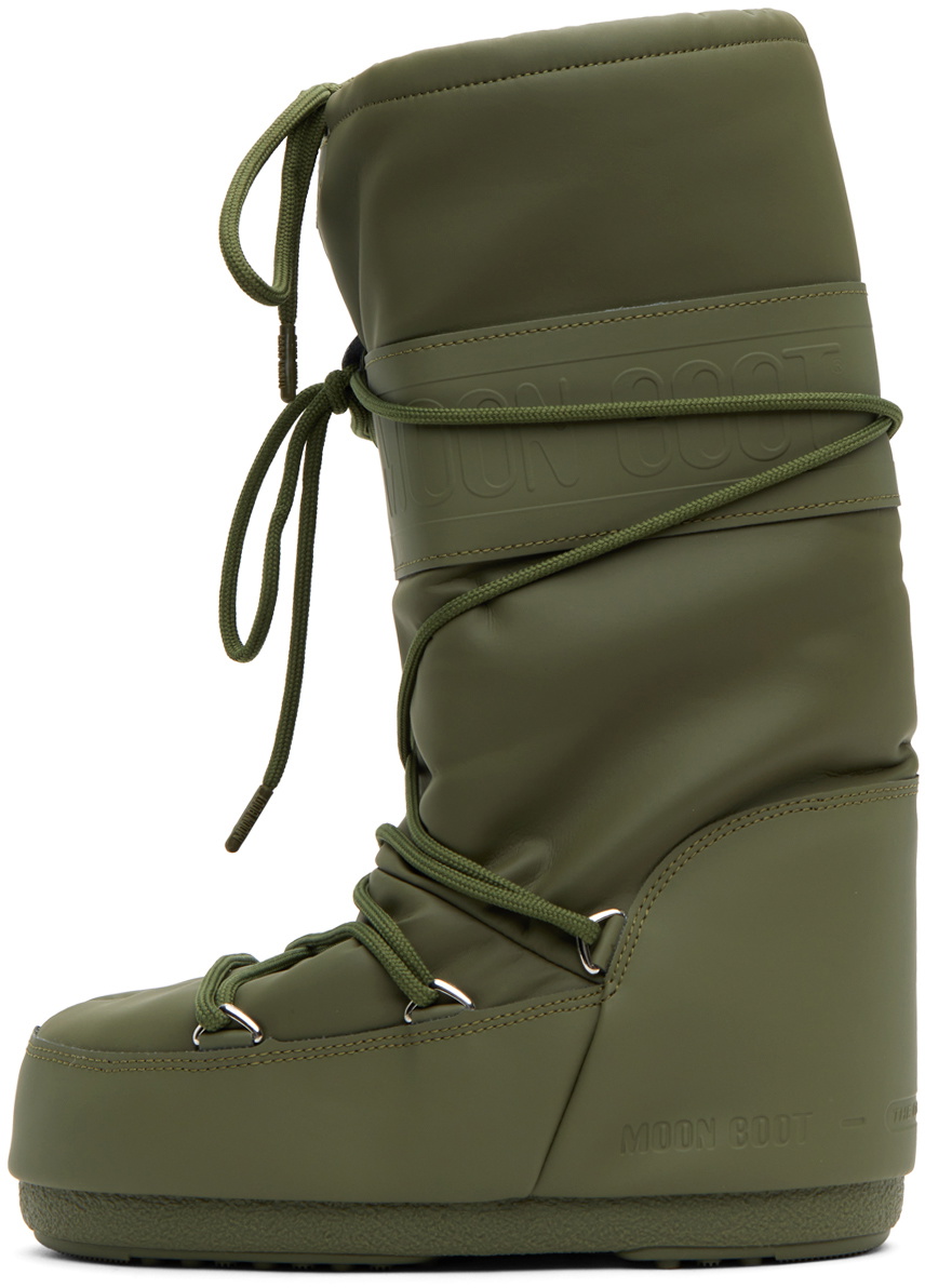 Moon Boot Khaki Icon Boots Moon Boot