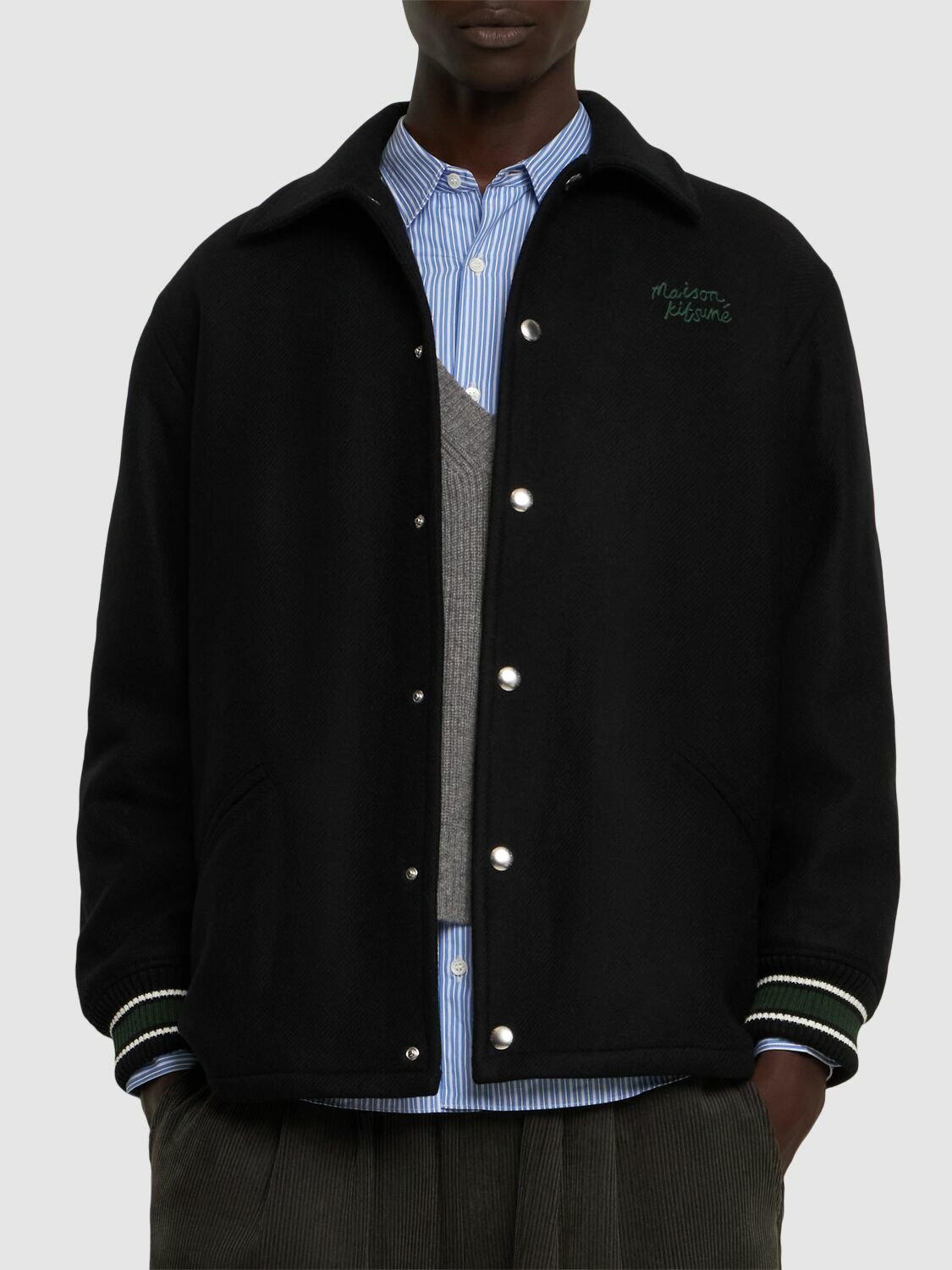 MAISON KITSUNÉ Varsity Jacket Maison Kitsune