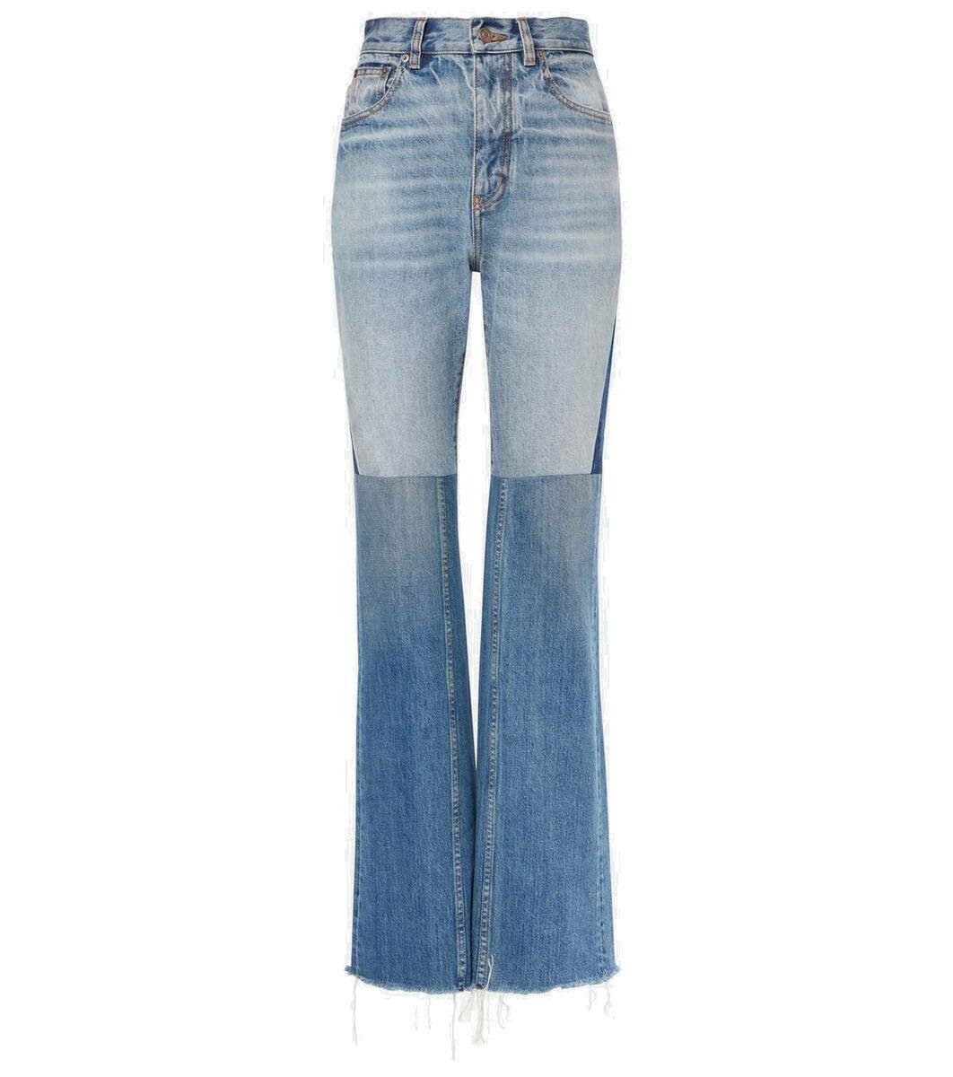 Chloé Patchwork flared jeans Chloe
