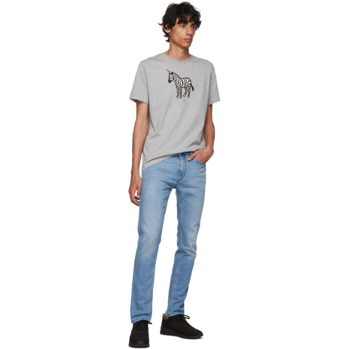PS by Paul Smith SSENSE Exclusive Grey Zebra T-Shirt PS by Paul Smith