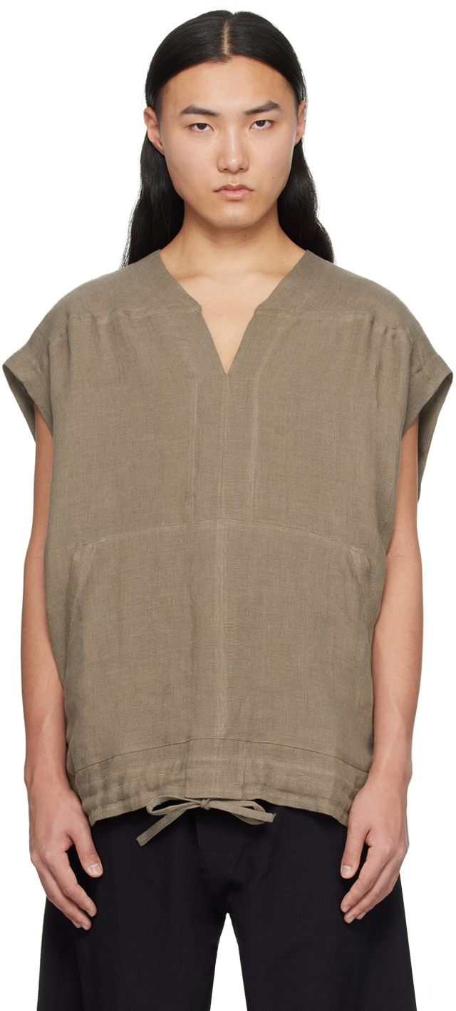 Jan-Jan Van Essche Khaki #35 Shirt Jan-Jan Van Essche