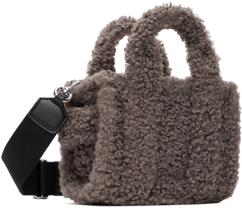 Marc Jacobs Gray 'The Teddy Mini' Tote Marc Jacobs