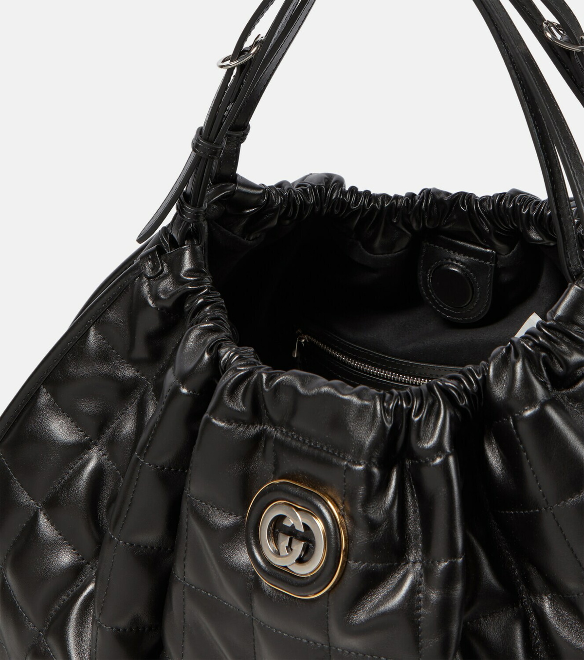 Gucci Deco Large quilted leather shoulder bag Gucci