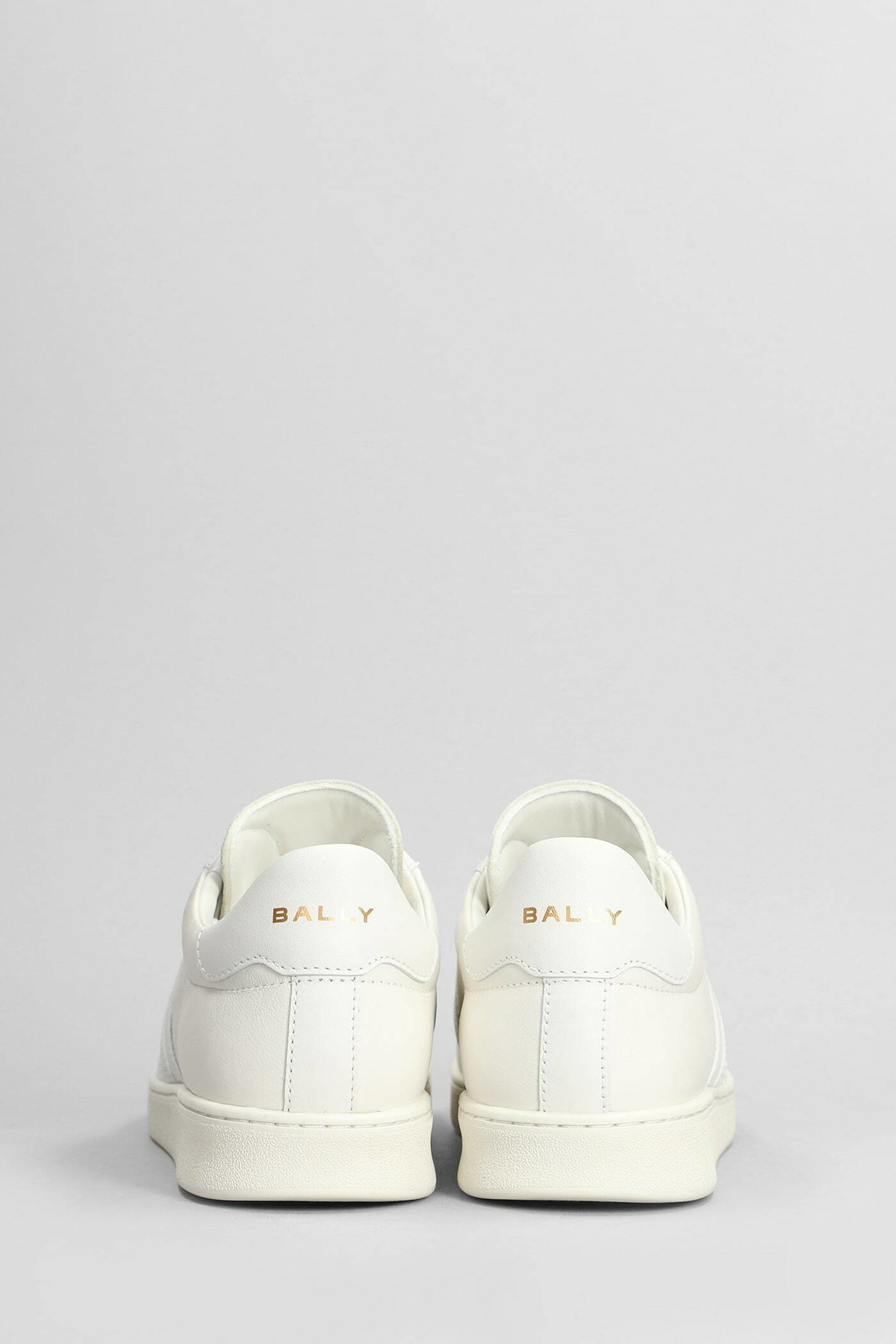 Bally White Leather Sneakers Bally