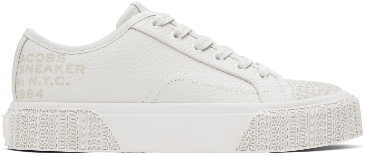 Marc Jacobs White 'The Leather' Sneaker Marc Jacobs