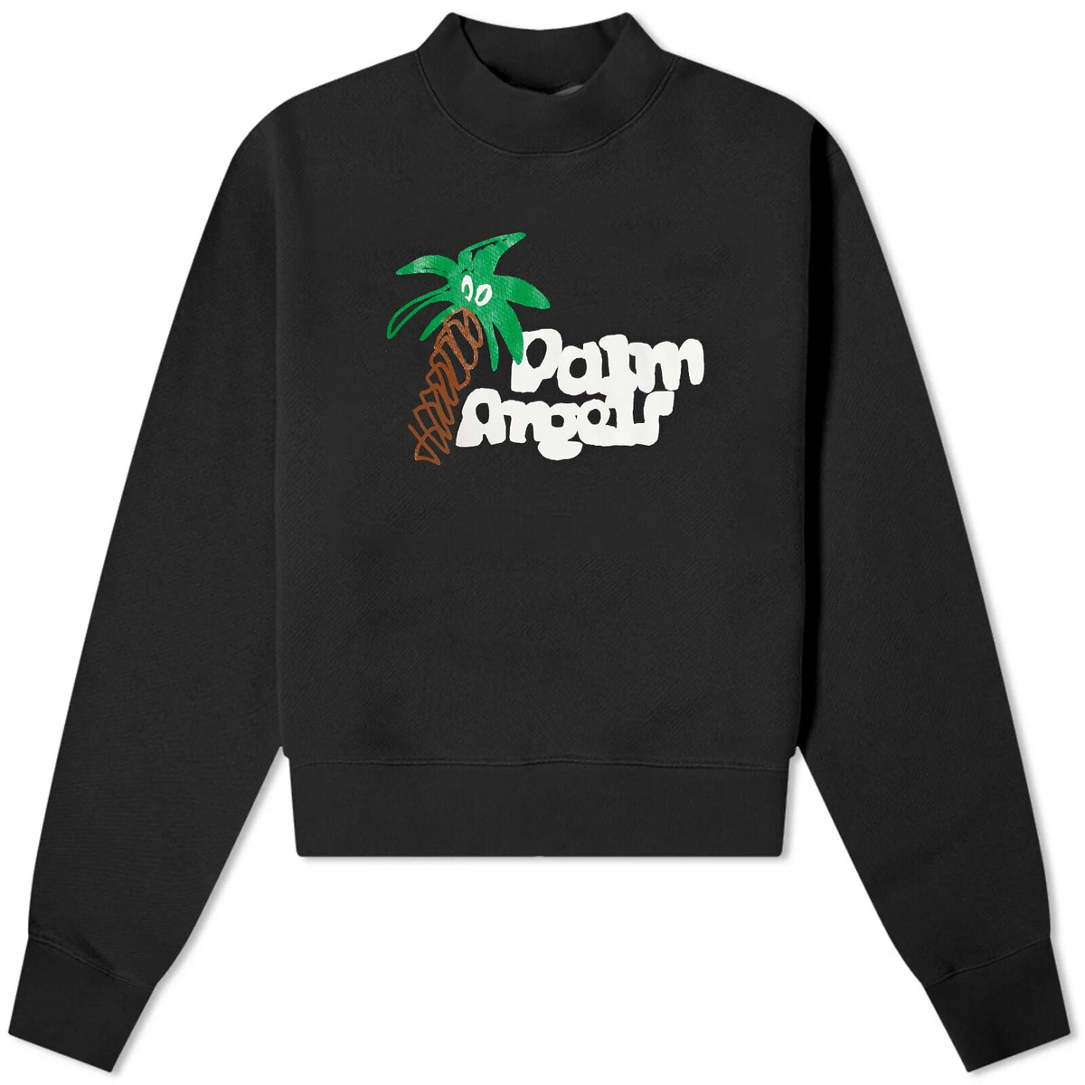 Palm Angels Men's Sketchy Crew Sweat in Black Palm Angels