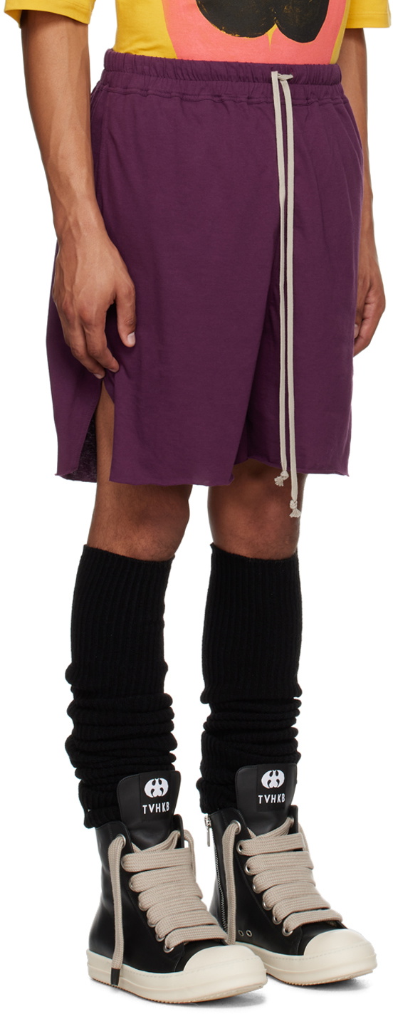 Rick Owens SSENSE Exclusive Purple KEMBRA PFAHLER Edition Shorts Rick Owens