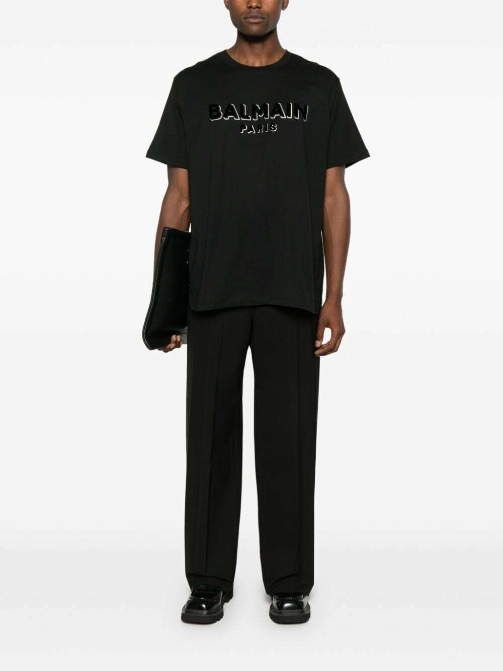 BALMAIN - Cotton T-shirt With Logo Balmain