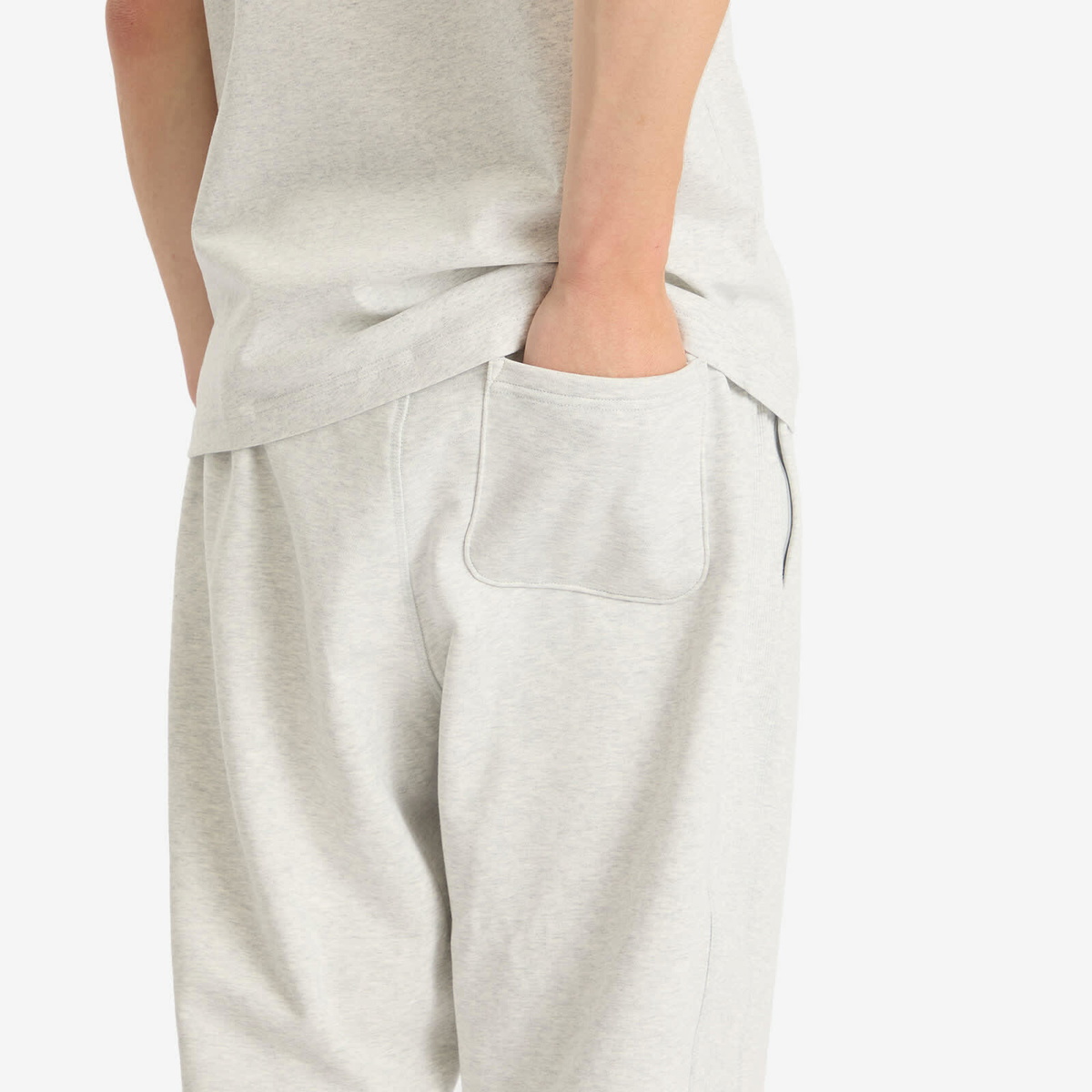 New Balance Men's Athletics French Terry Jogger in Ash Heather New