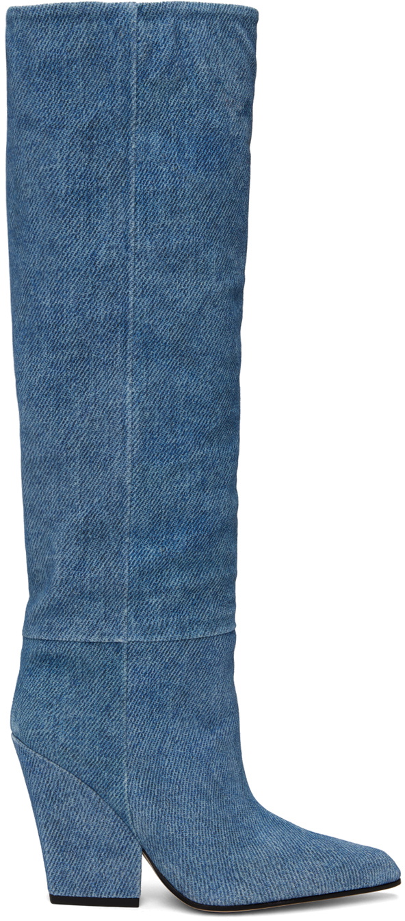 Paris Texas Blue Jane Boots Paris Texas