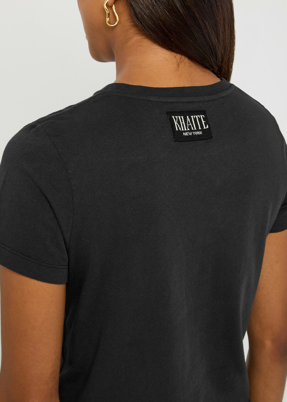 Khaite Samson Cotton T-shirt Black Khaite