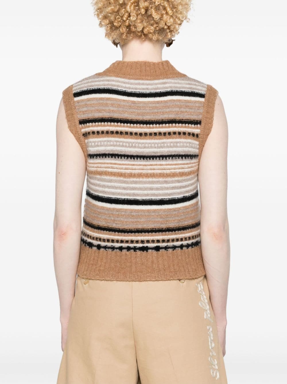 GANNI - Wool Striped Vest GANNI