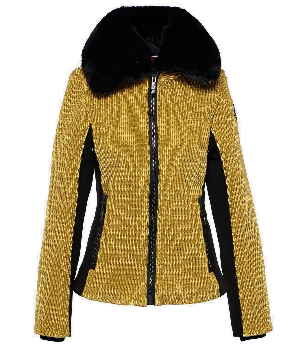 Fusalp Montana faux fur-trimmed quilted ski jacket Fusalp