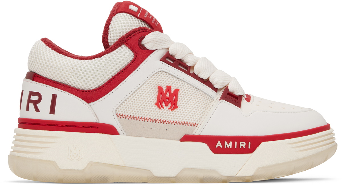 AMIRI Red & White MA-1 Sneakers Amiri