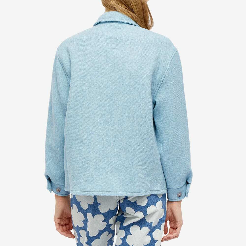 Kenzo Women's Wool Overshirt in Sky Blue Kenzo