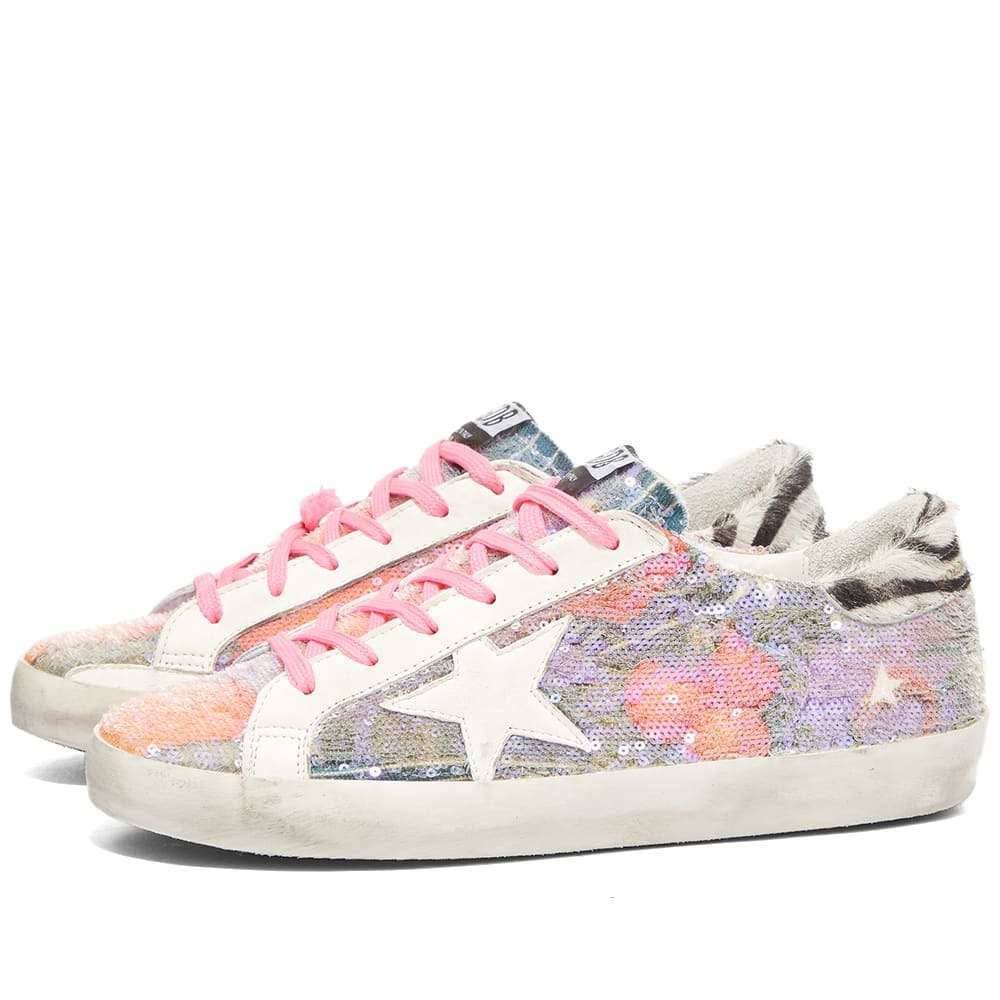 Golden Goose Super-Star Hawaii Print Canvas Golden Goose Deluxe Brand