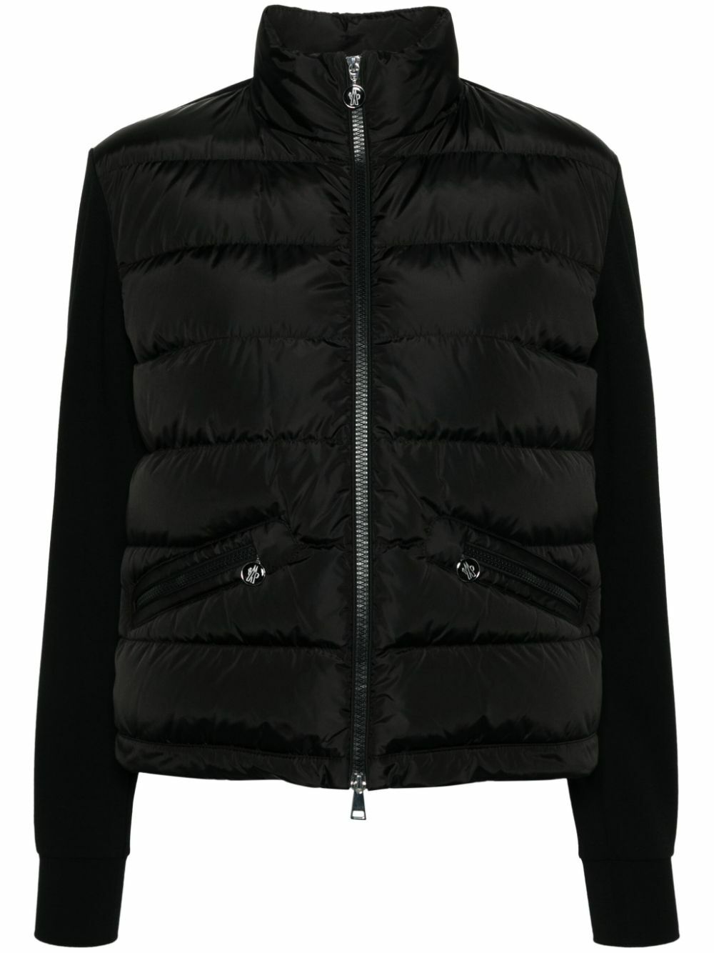 Moncler Black High-Neck Quilted Jacket Moncler