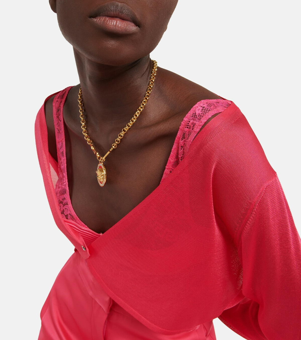 Versace - Medusa crop cardigan Versace