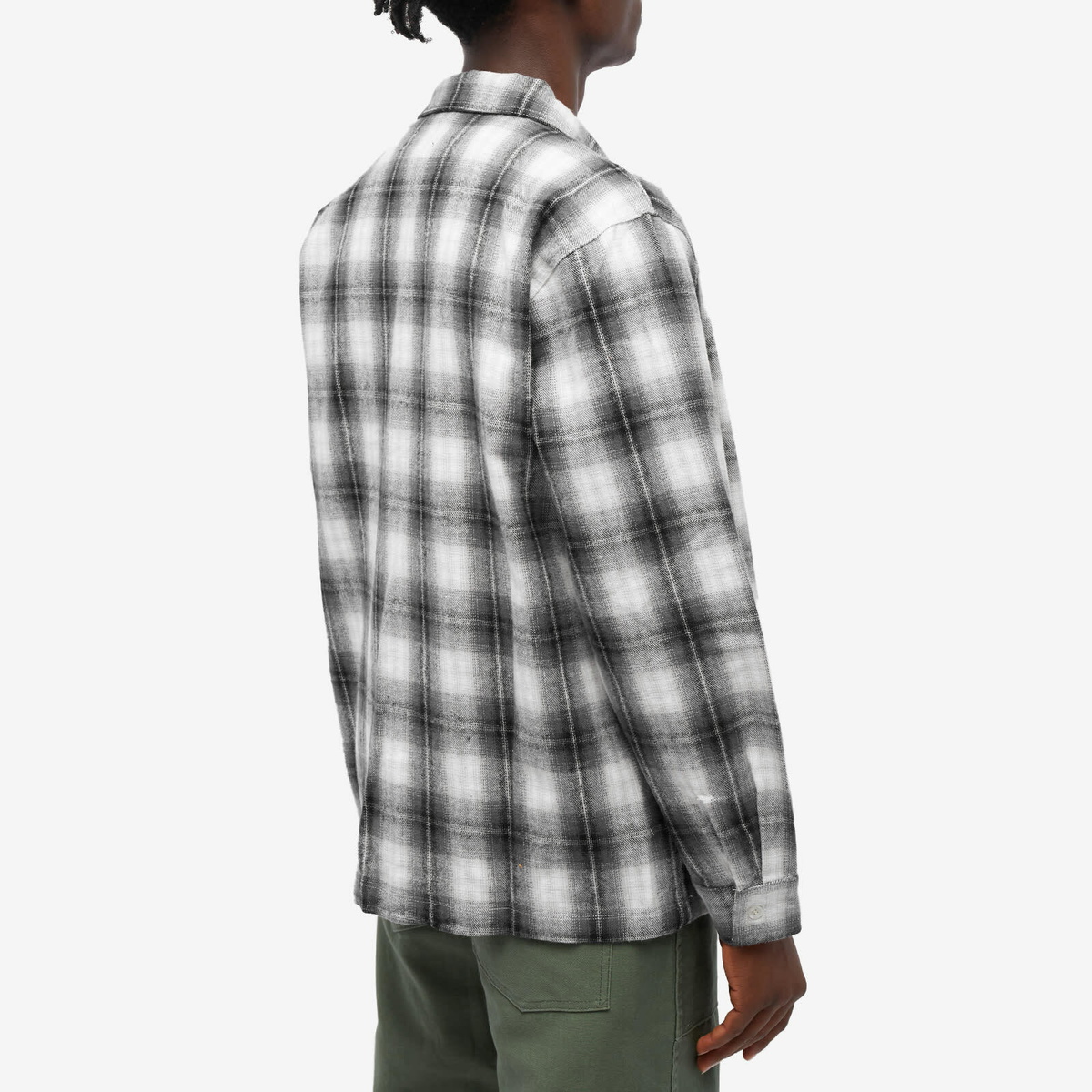 Stan Ray Men's Zip Overshirt in Black Plaid Stan Ray