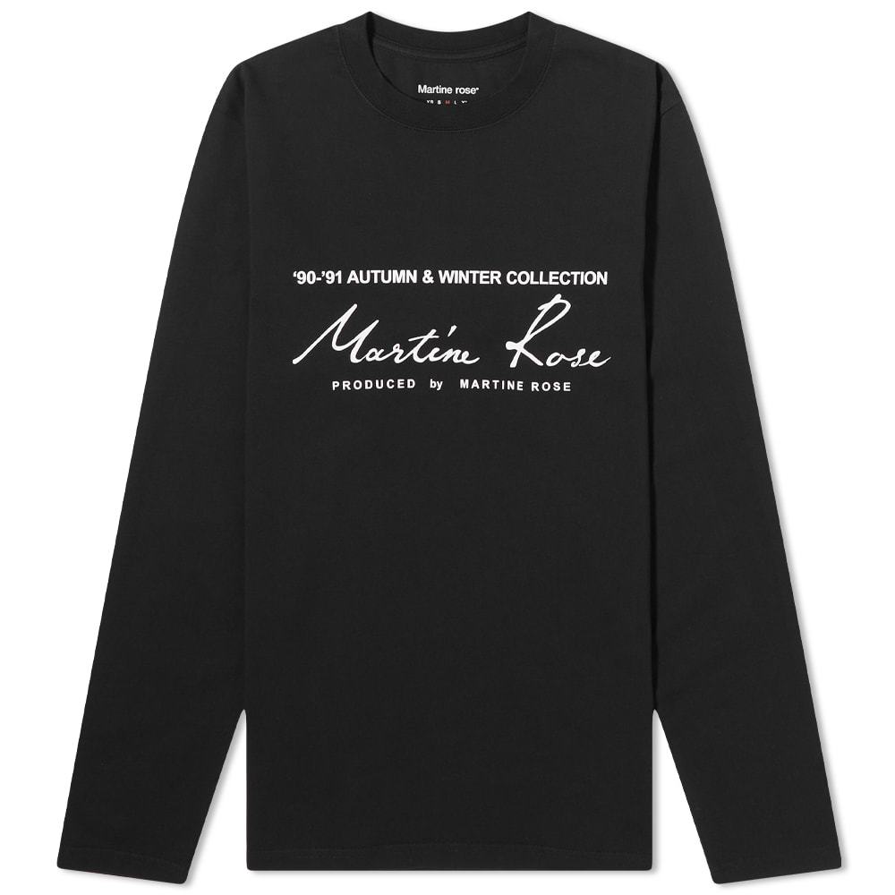 Martine Rose Long Sleeve Classic Logo Top Martine Rose