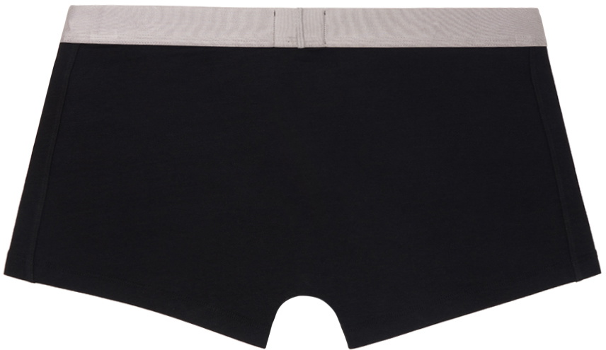 BOSS Three-Pack Black Metallic Boxer Briefs BOSS