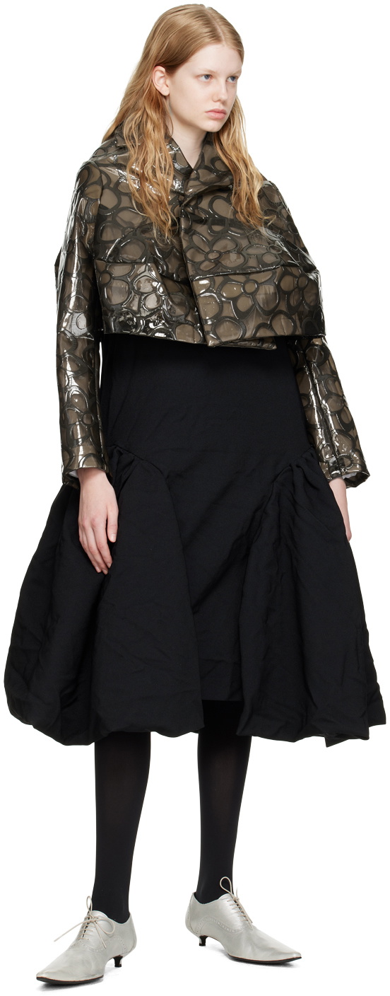 Comme des Garçons Gray Flower Jacket Comme des Garcons