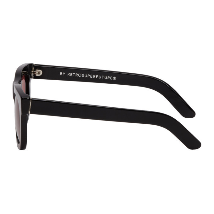 Super Black and Red Ciccio Sunglasses SUPER by RETROSUPERFUTURE