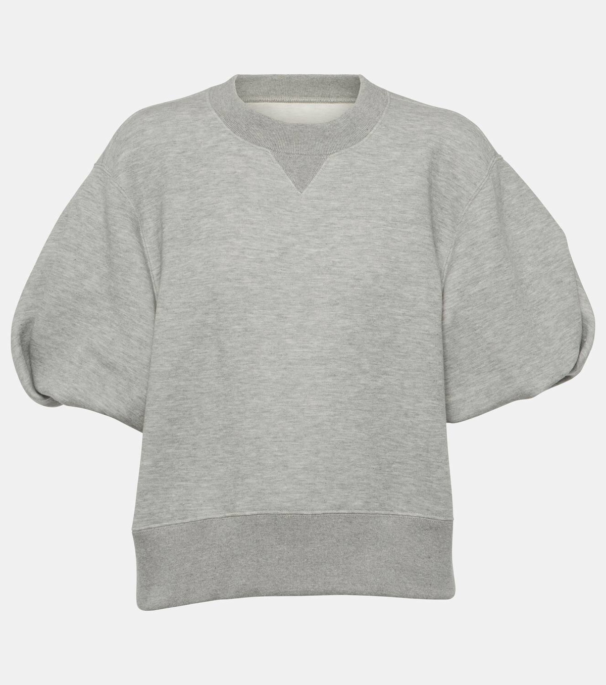 Sacai Knitted cotton-blend top Sacai